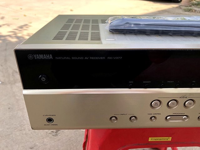 Second-hand original YAMAHA/Yamaha RX-V377 HD 5.1 amplifier optical fiber coaxial coaxial 3D4K audio