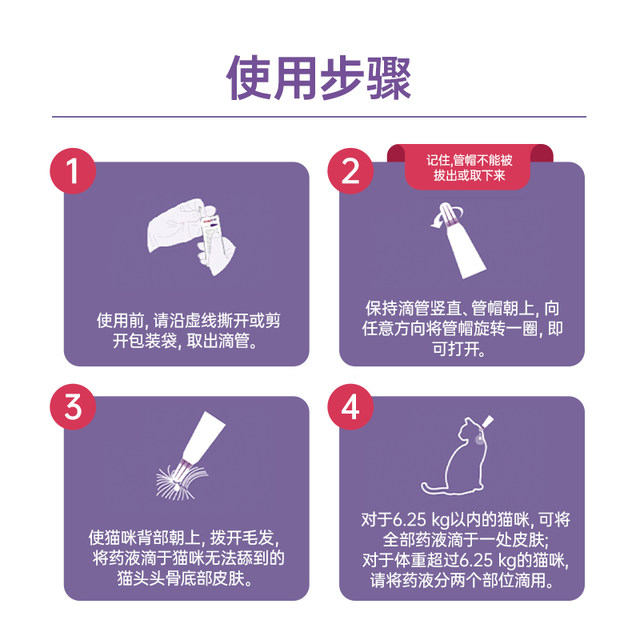 Beiwei Multi-Parasitic Drug for Cats and Dogs, External Deworming Drops ...