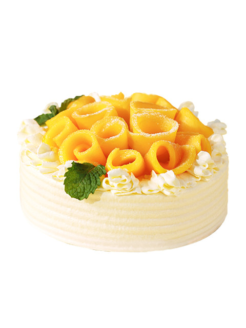 Nuoxin Golden Mang Flower Rhyme Fruit Birthday Cake Office Afternoon ...