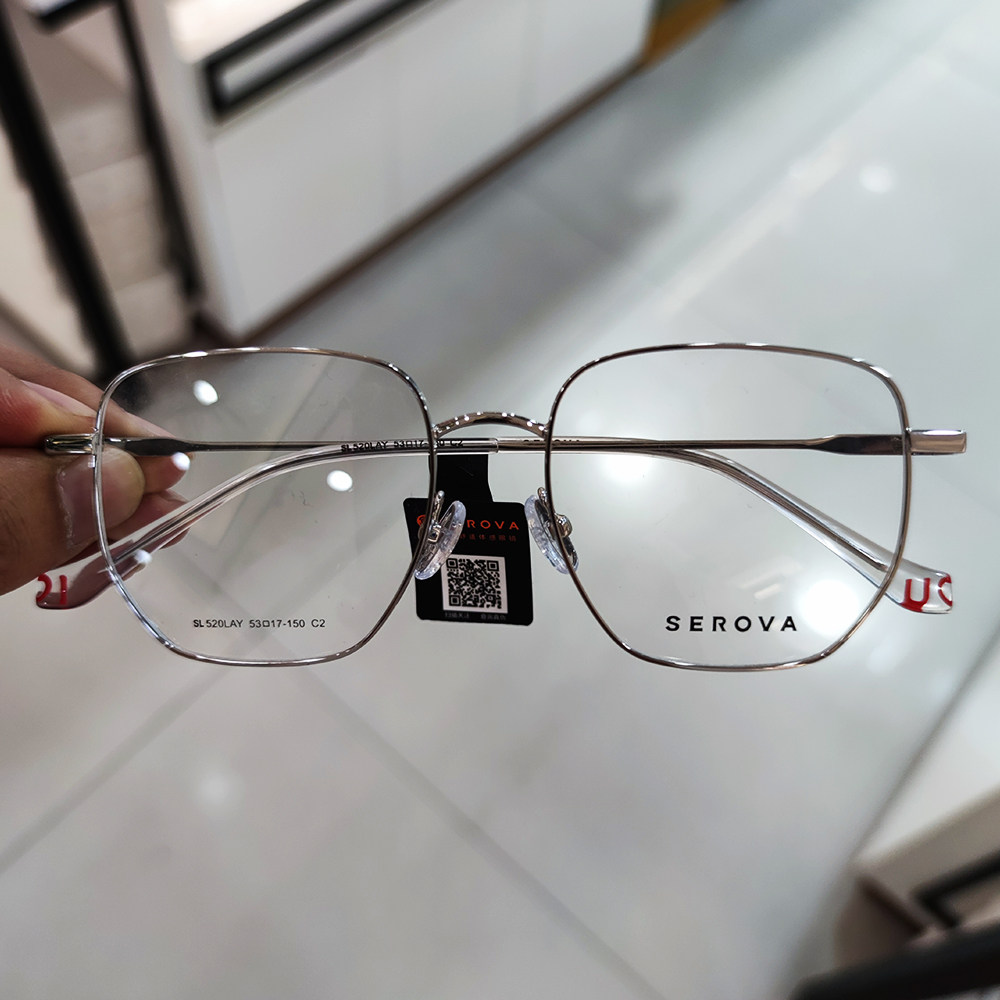Schlover glasses frame Zhang Yixing's same style polygonal square frame ...