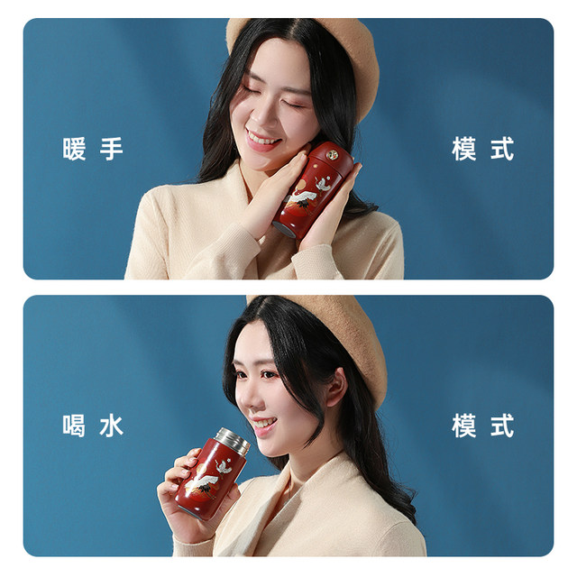 Wu Biological Shake Hand Warmer Mini Portable 316 Stainless Steel Water ...