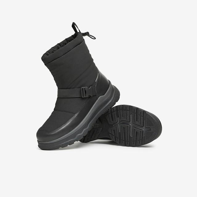 Bata snow boots women's 2024 winter shopping mall new cowhide warm thick-soled fashion outdoor ...