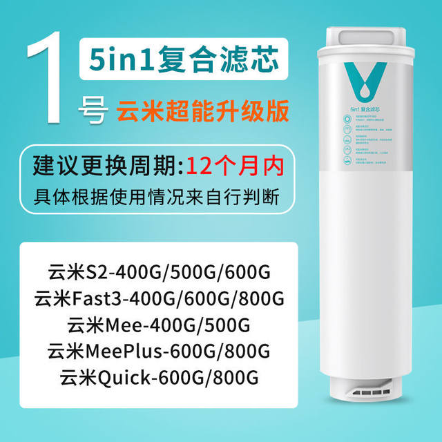 Yunmi water purifier filter element S2/Fast household 5in1 composite ...