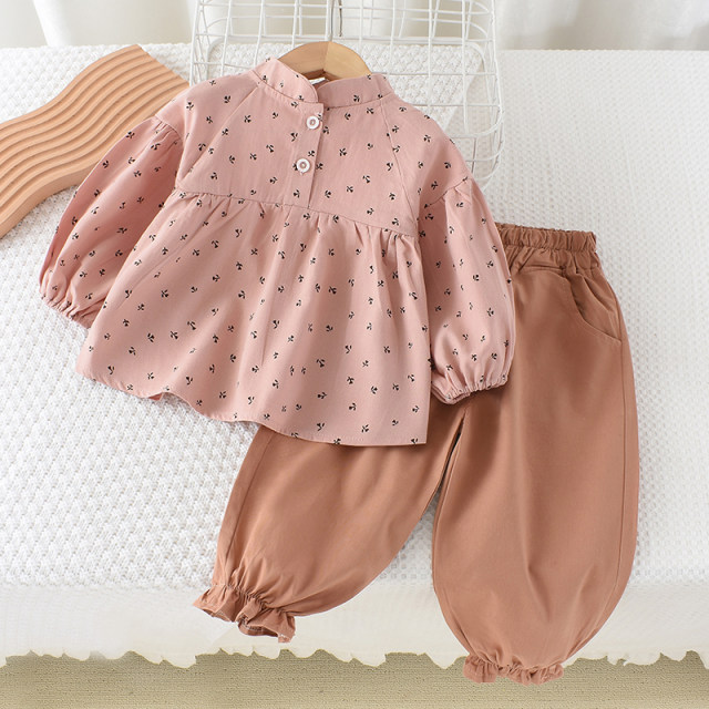 Girls suit spring and autumn style two-piece suit 2024 new style ...