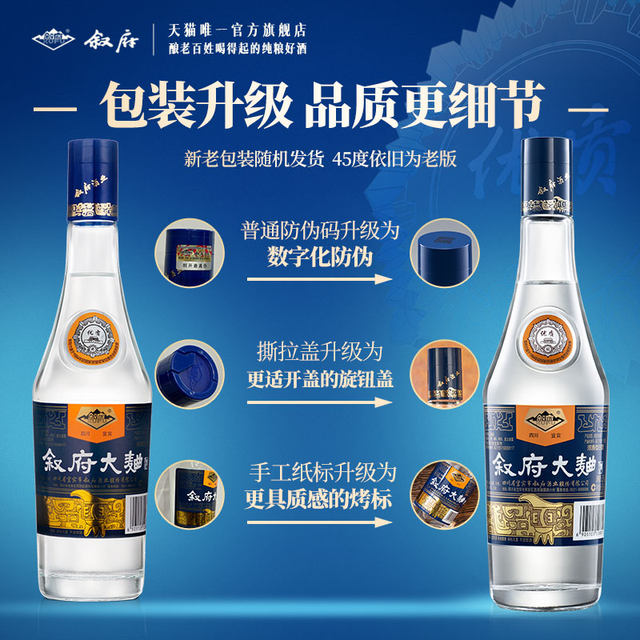 Xufu Daqu Blue Label Official Store Strong Flavor 52 Degree Full Box 6 ...