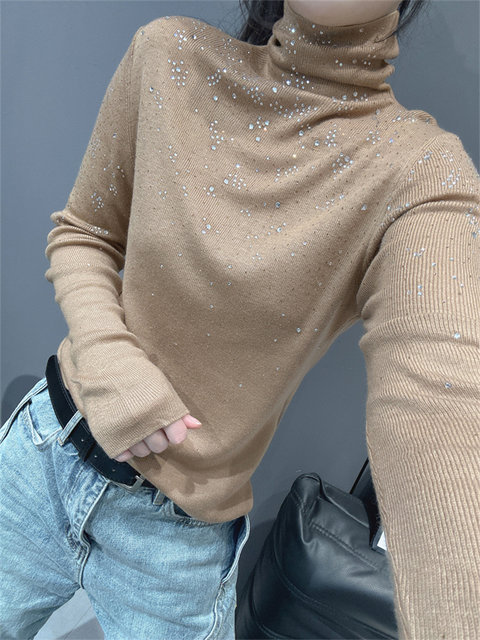 European high-end sweater knitted sweater long sleeves for women in ...