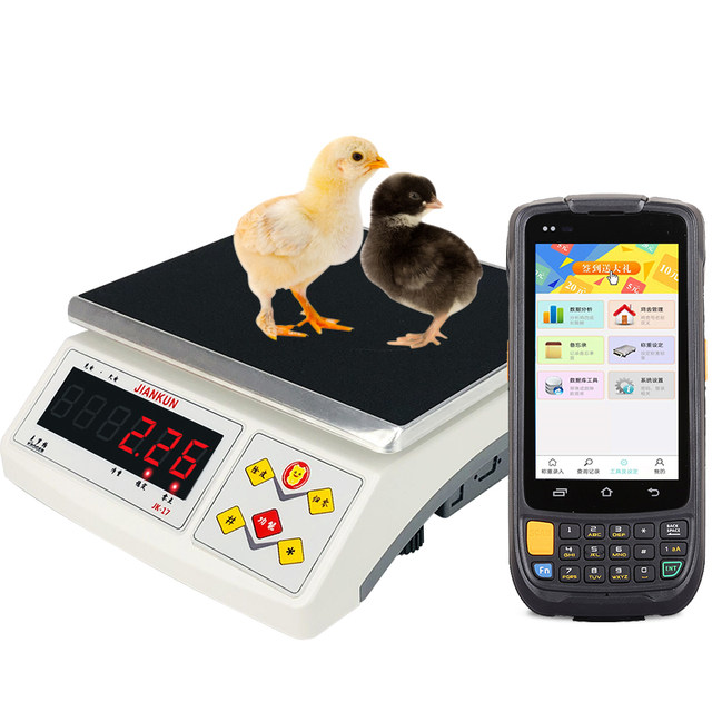 Breeding chicken weight monitoring Bluetooth electronic scale smart 4G ...