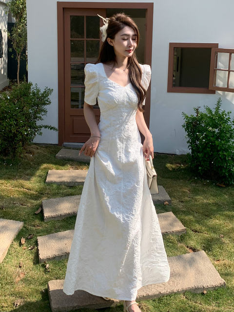 130cm tall original design summer new embossed jacquard waist-hugging ...