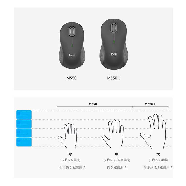 Logitech Select Series M550/L Wireless Bluetooth Mouse Office Business ...