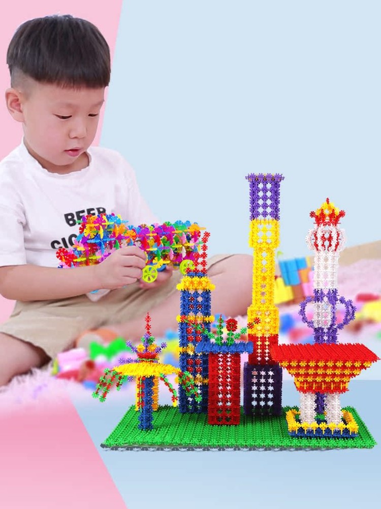 Morrowind Snowflake Building Blocks - Plastic Blocks for Kids