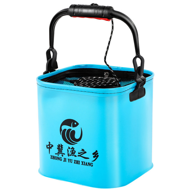 Thickened EVA bucket bucket small fish bucket foldable fish bucket ...