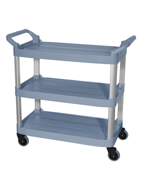 Hotel Dining Car Three-Layer Mute Trolley Storage Bucket Bowl-Receiving ...