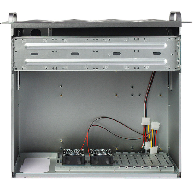 4U industrial control chassis aluminum panel dual-channel eatx ...