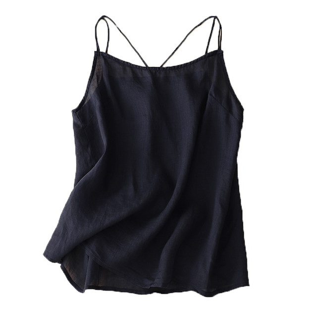 High -cargo white thin pure brillonis suspender vest female cross -back ...