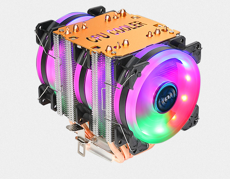 Evesky Frost 600 CPU Cooler - 6 Heat Pipes, Copper, AM4/1155 Compatible