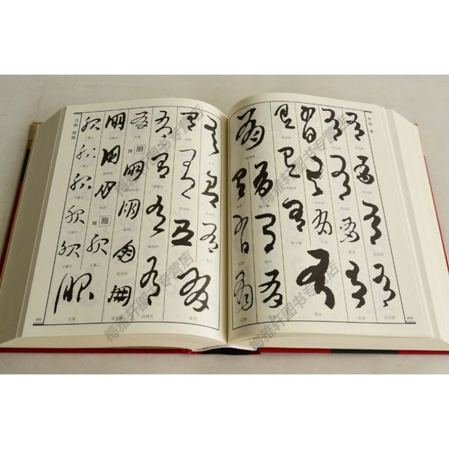 Chinese Cursive Dictionary Cursive Calligraphy Dictionary Golden Text ...