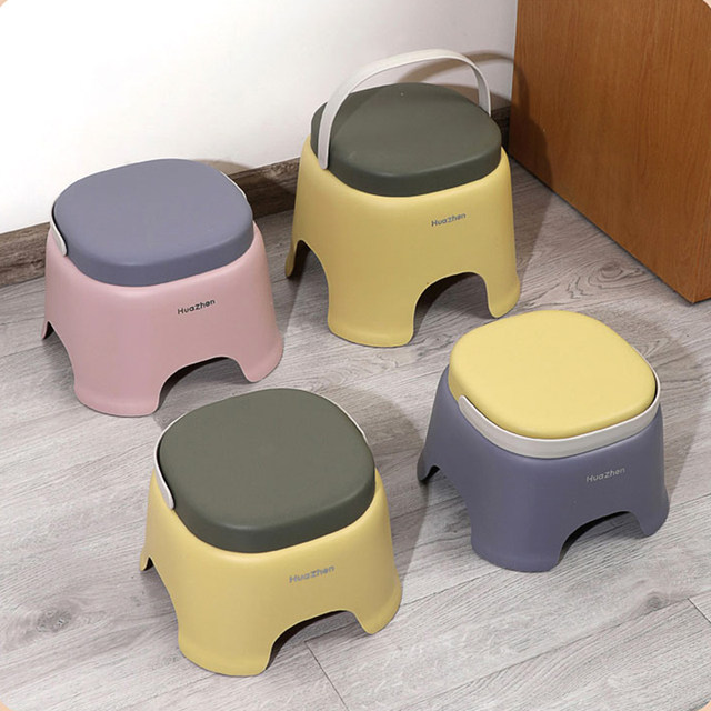 Children's hand -lifting small stool Household plastic small bench ...