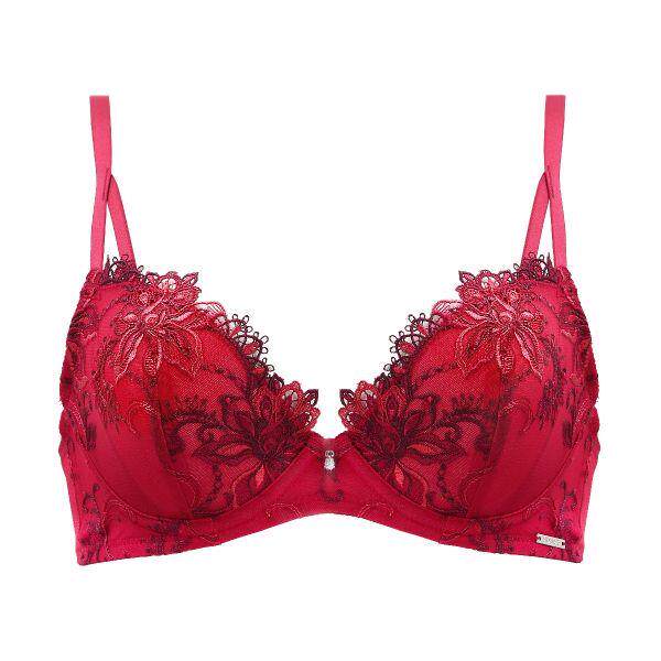 HIMICO French bra push-up anti-sagging ultra-thin lace embroidery sexy ...