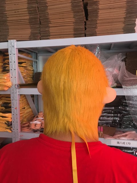 New Sun Wukong latex split mask Monkey King Walker stage performance ...