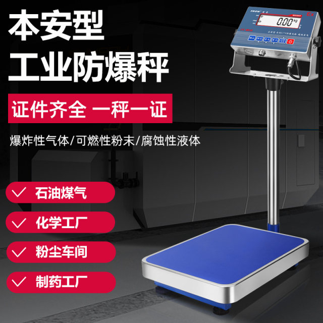Snow intrinsically safe explosion-proof electronic scale 300 kg floor ...