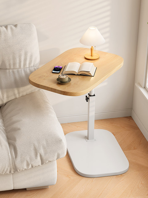 Sofa side table movable lift bedside table 2024 new rotating small ...