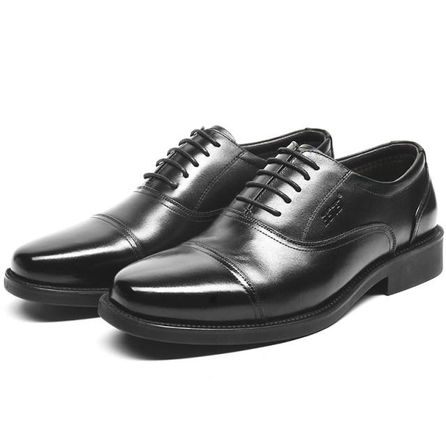 Genuine Jihua 3515 three-joint cotton leather shoes for men in winter ...