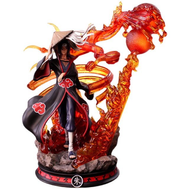Naruto Akatsuki CS Uchiha Itachi figure Itachi god platform can illuminate GK Payne model large ...