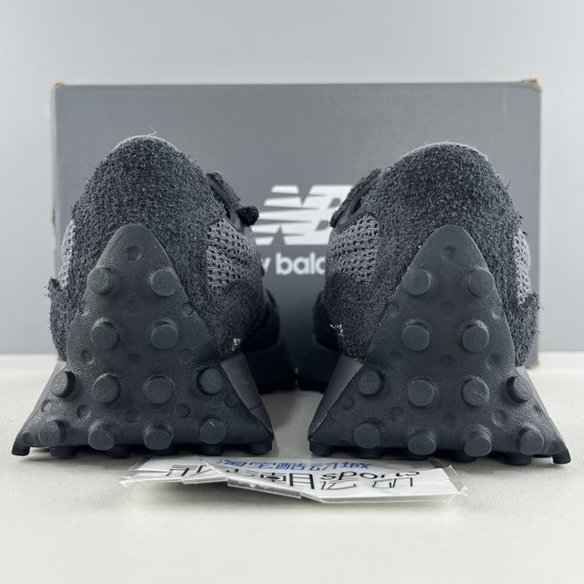 New Balance NB327 Black -gray Men and Women Comfortable and Light ...