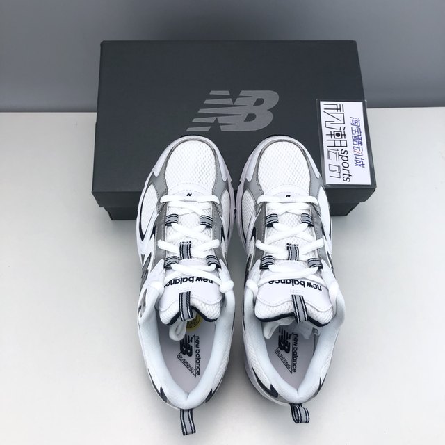 NewBalance NB408 silver men's and women's retro shock-absorbing ...