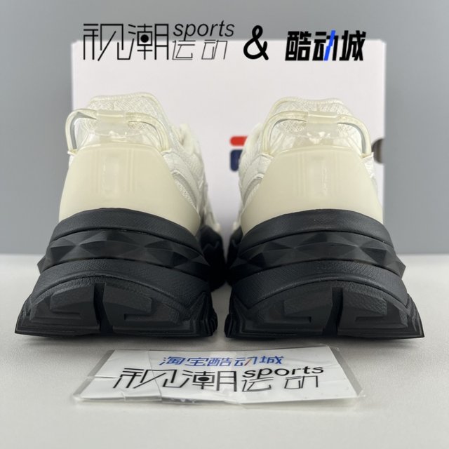 FILA Fila Hard Candy White and Black Women's Thick Sole Heightening ...
