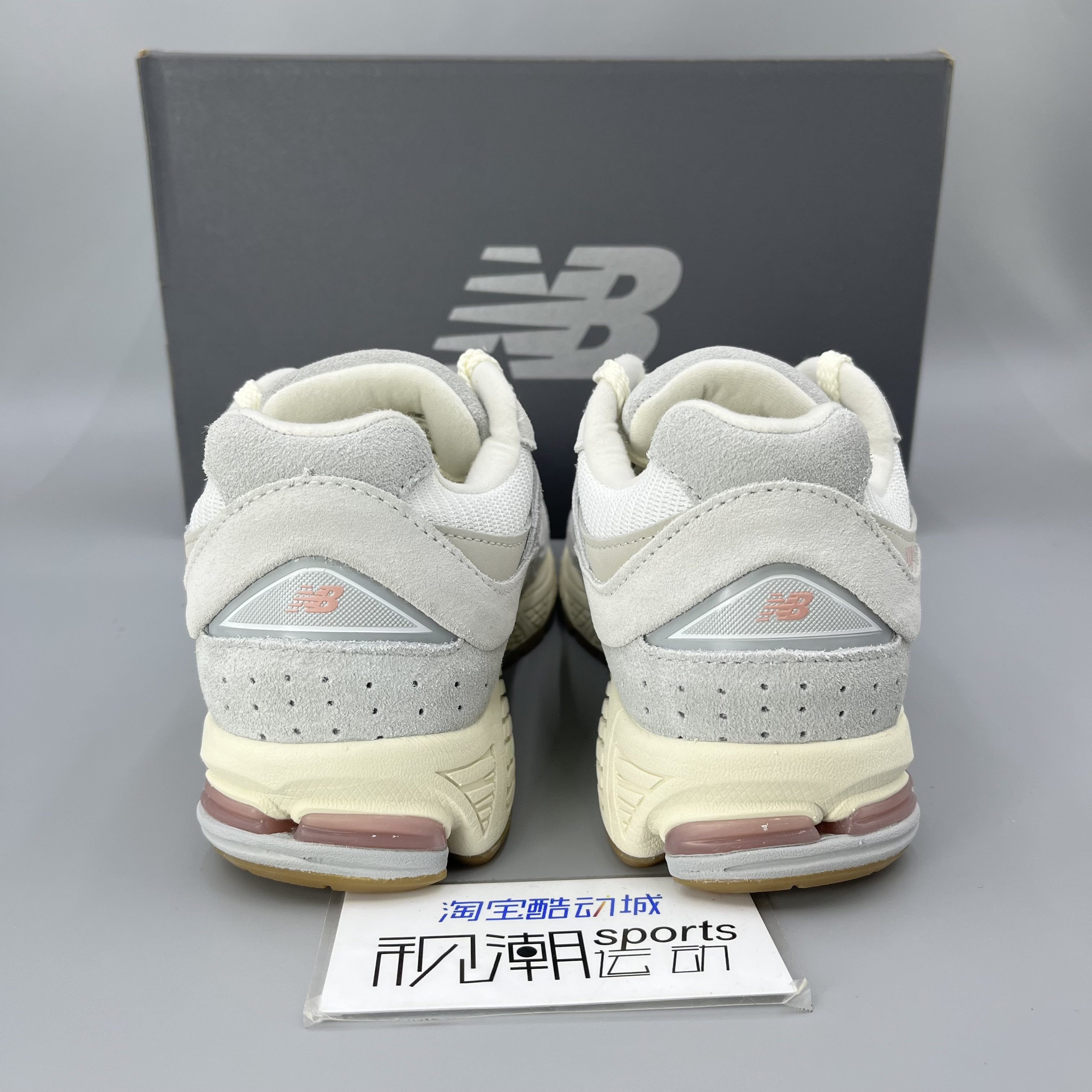 Newbalaancenb2002 series new cherry powder retro leisure sports jogging ...