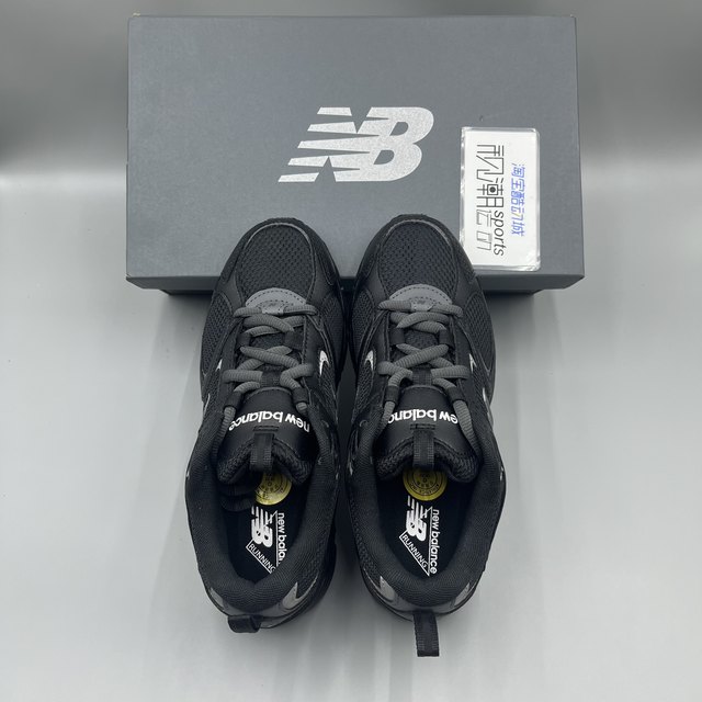 New Balance NB408 Black Samurai retro versatile mesh surface cushioning ...