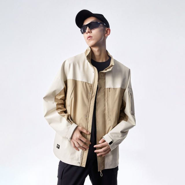 Taiping Bird Men's chest letters, gum printing autumn new jacket boys ...