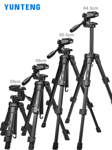 Yunteng 608 camera tripod small, lightweight, universal mirrorless ...