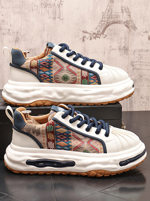 Shell Toe Men's Shoes in Autumn and Winter New Casual Shoes Ethnic ...