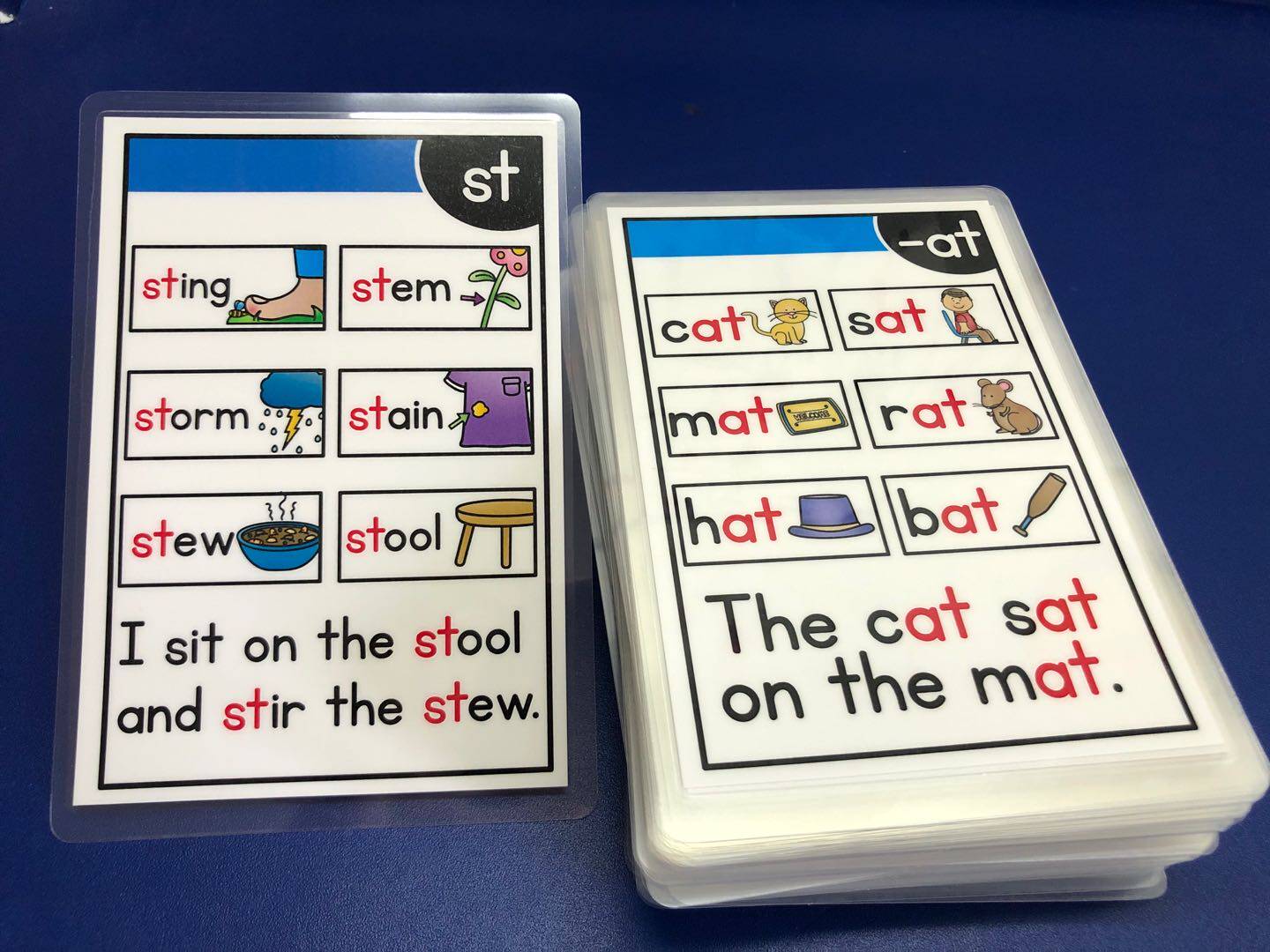 Phonics Natural Spelling Word Cards - CVC Primary School English ...