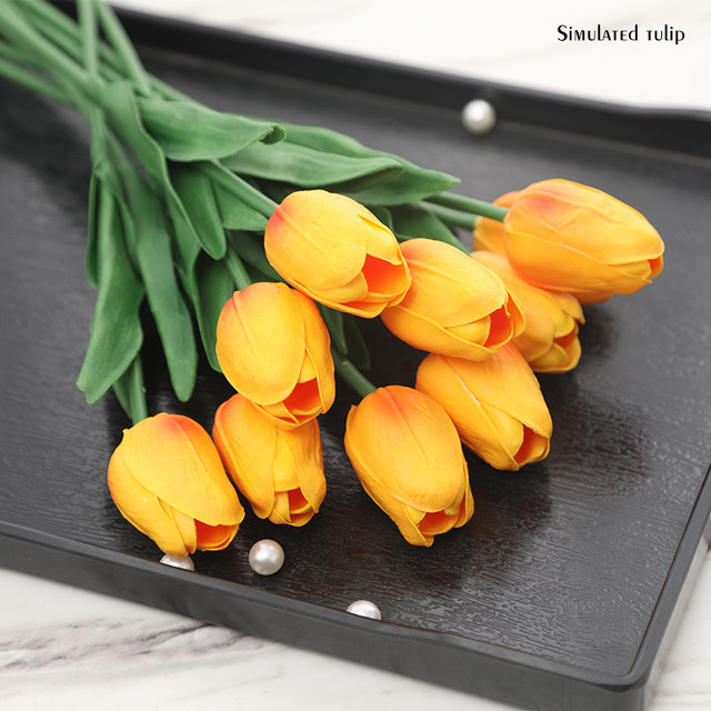 Simulation flower tulip ins style living room table decoration fake ...