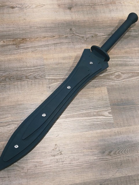 Sword bell training frosted pure steel black iron epee soldier's bell ...