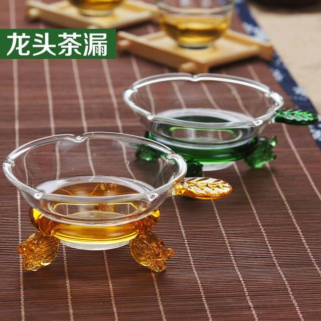 Glass tea leak filter creative kung fu tea set filter accessories one ...