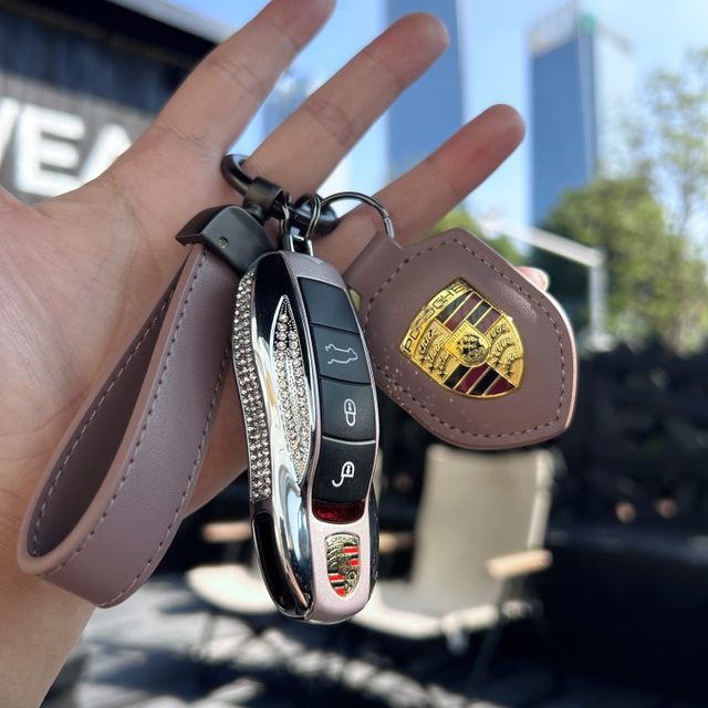 Applicable Porsche Macan Cayenne Key Shell 911Taycan718 Paramera Metal ...