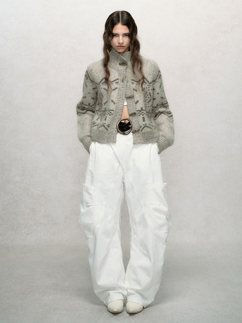 Genesis yuan [geometric movement] fair Island Sweater lazy Fancy ...