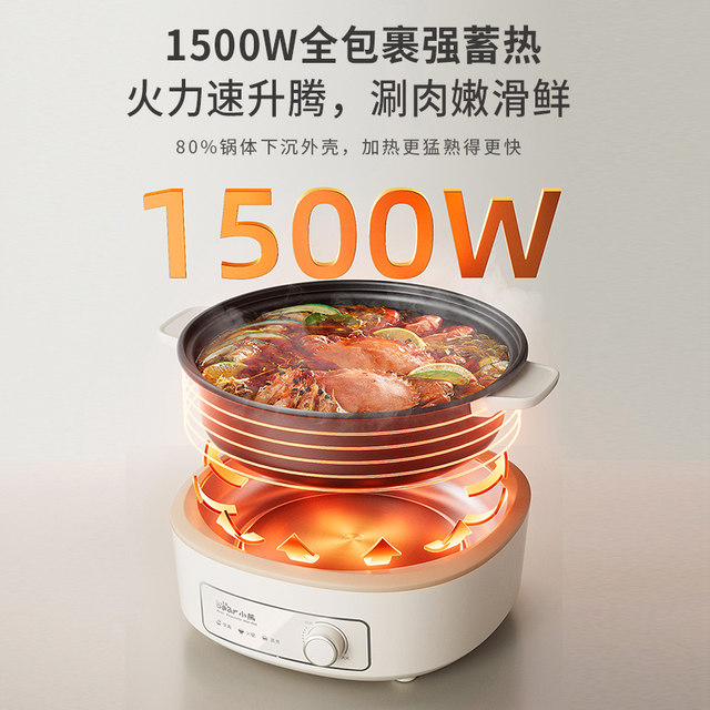 Bear Electric Hot Pot Multifunctional Household Electric Pot Spirit ...