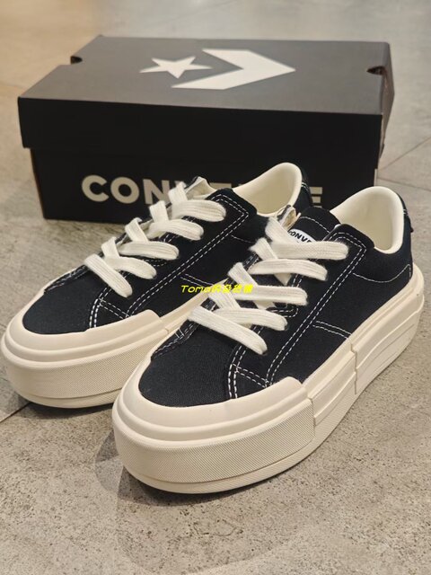 Converse Converse uu Women's Low Ankle Thick Sole Height Canvas Shoes ...