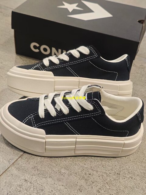 Converse Converse uu Women's Low Ankle Thick Sole Height Canvas Shoes ...