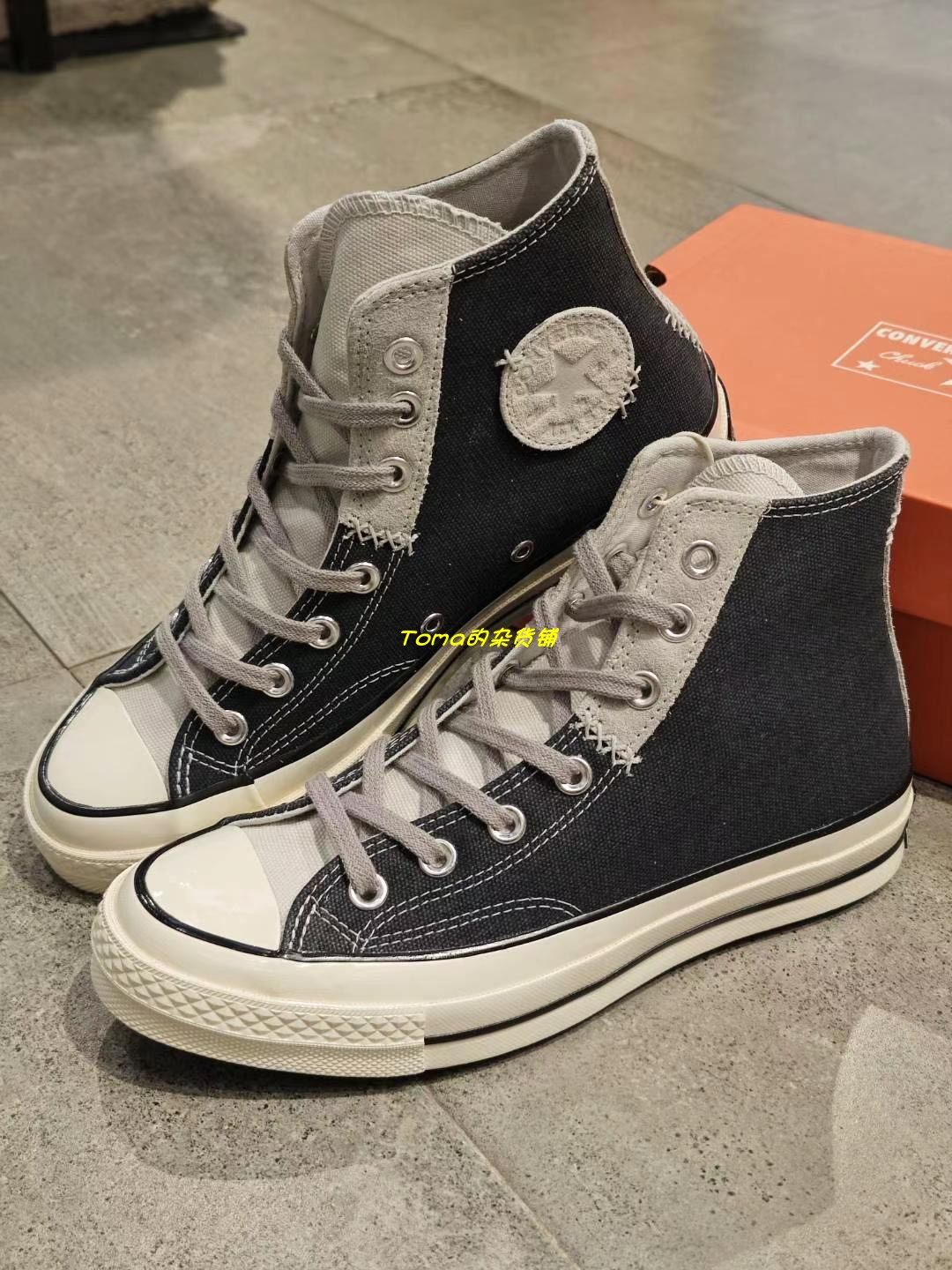 Converse Converse 2024 spring 1970s suede contrast stitching high-top ...