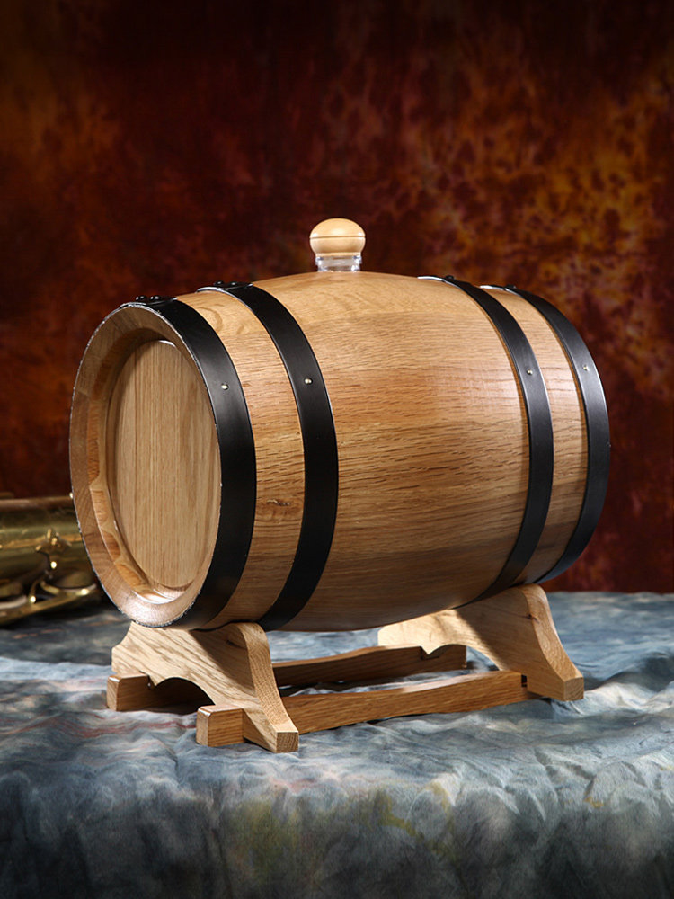 Solid Oak Wine Barrel - Fermentation & Display - Fleiss