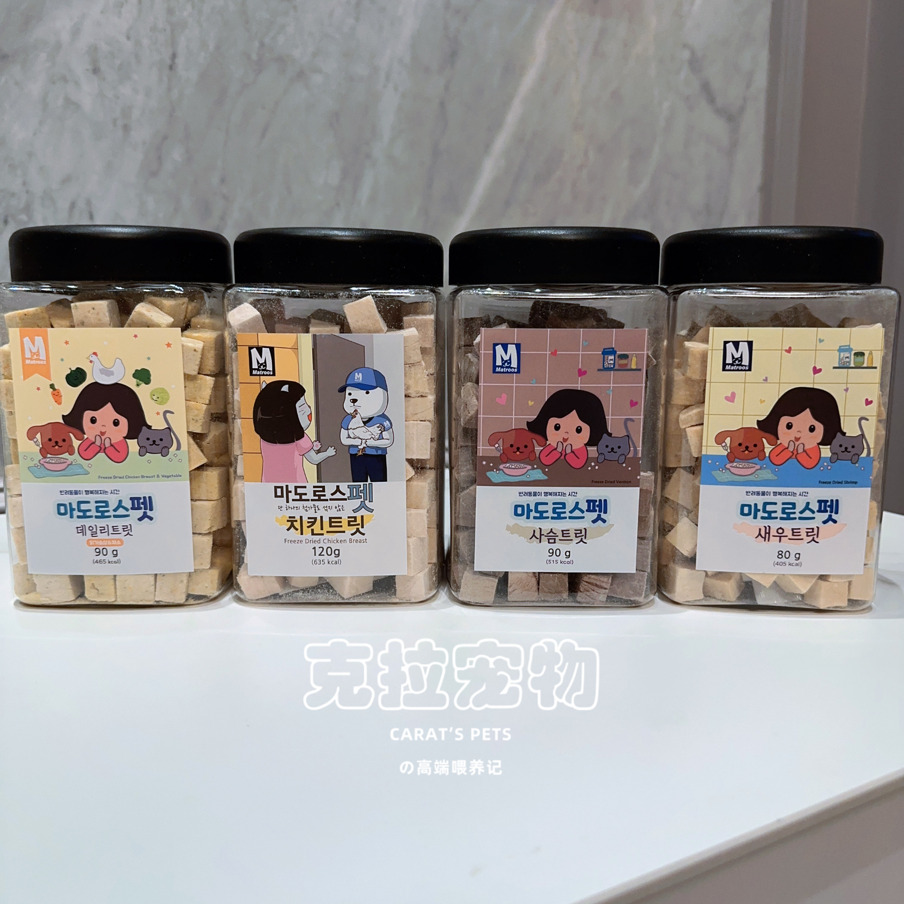 Carat Pets Korea Matroos new shrimp, chicken breast, vegetable pet ...