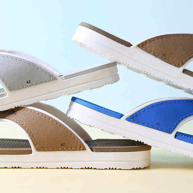 Authentic pull-back flip-flops for men's summer outerwear, non-slip ...