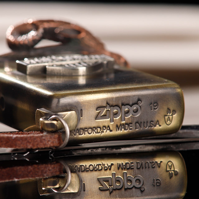 Zippo lighter zippo genuine pure copper leader heavy armor kerosene windproof men's zp official ...