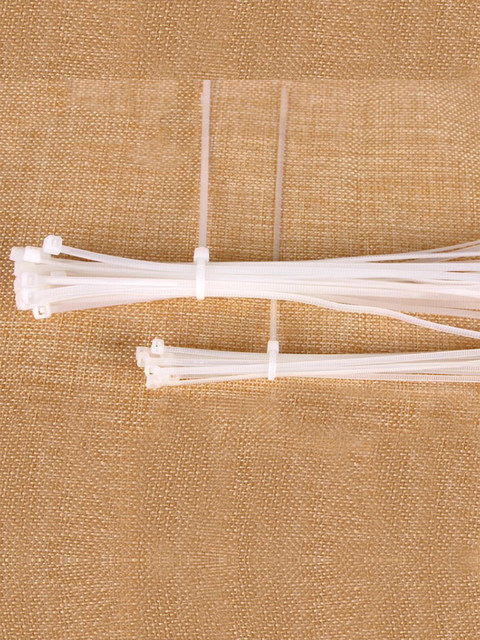 Nylon cable tie white plastic buckle tie tie wire bundle wire self ...